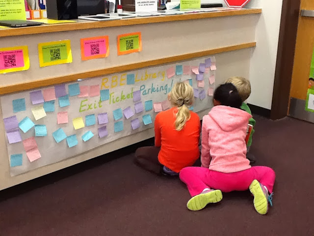 RBE Library Exit Ticket Parking Lot – Reedy Library