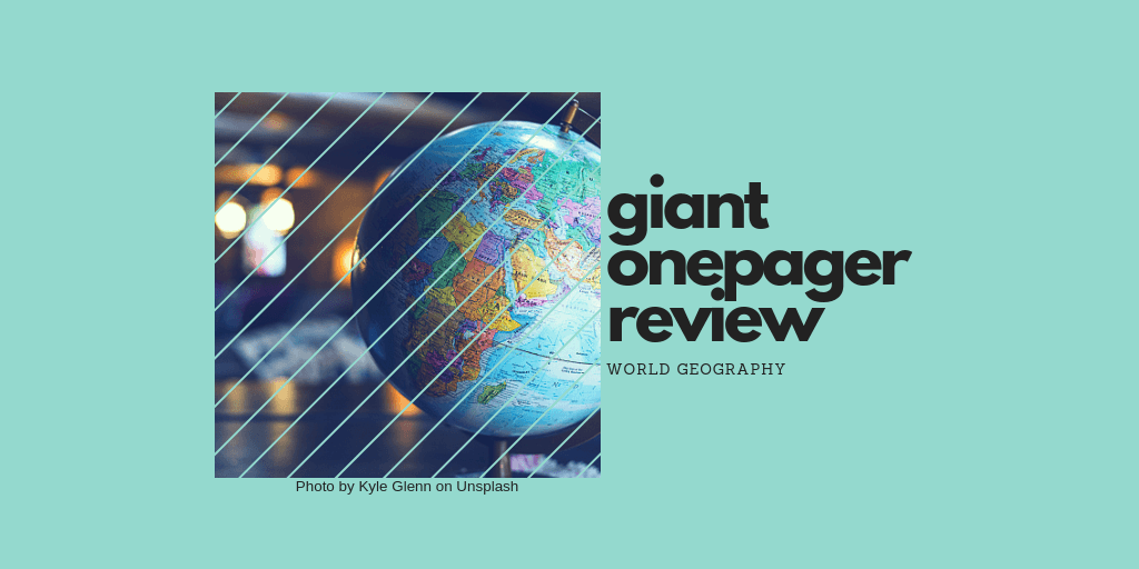 World Geography: OnePager Review – Reedy Library
