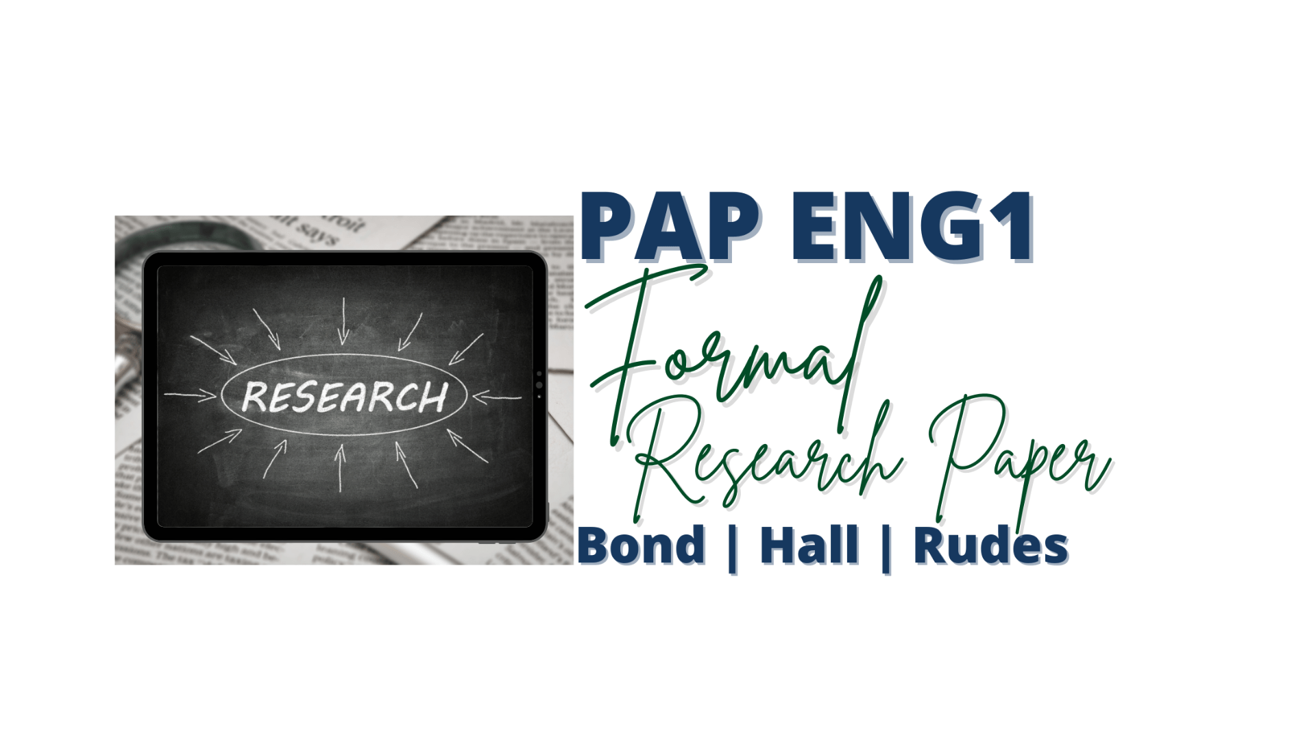 PAP Eng 1: Formal Research Paper – Reedy Library