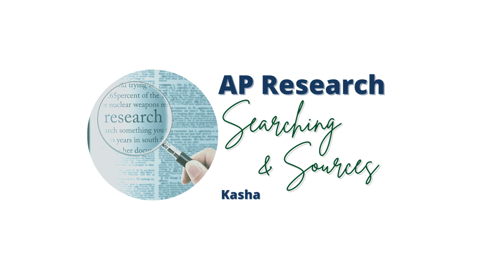 Reedy Library | Capstone AP Research: Searching & Sources